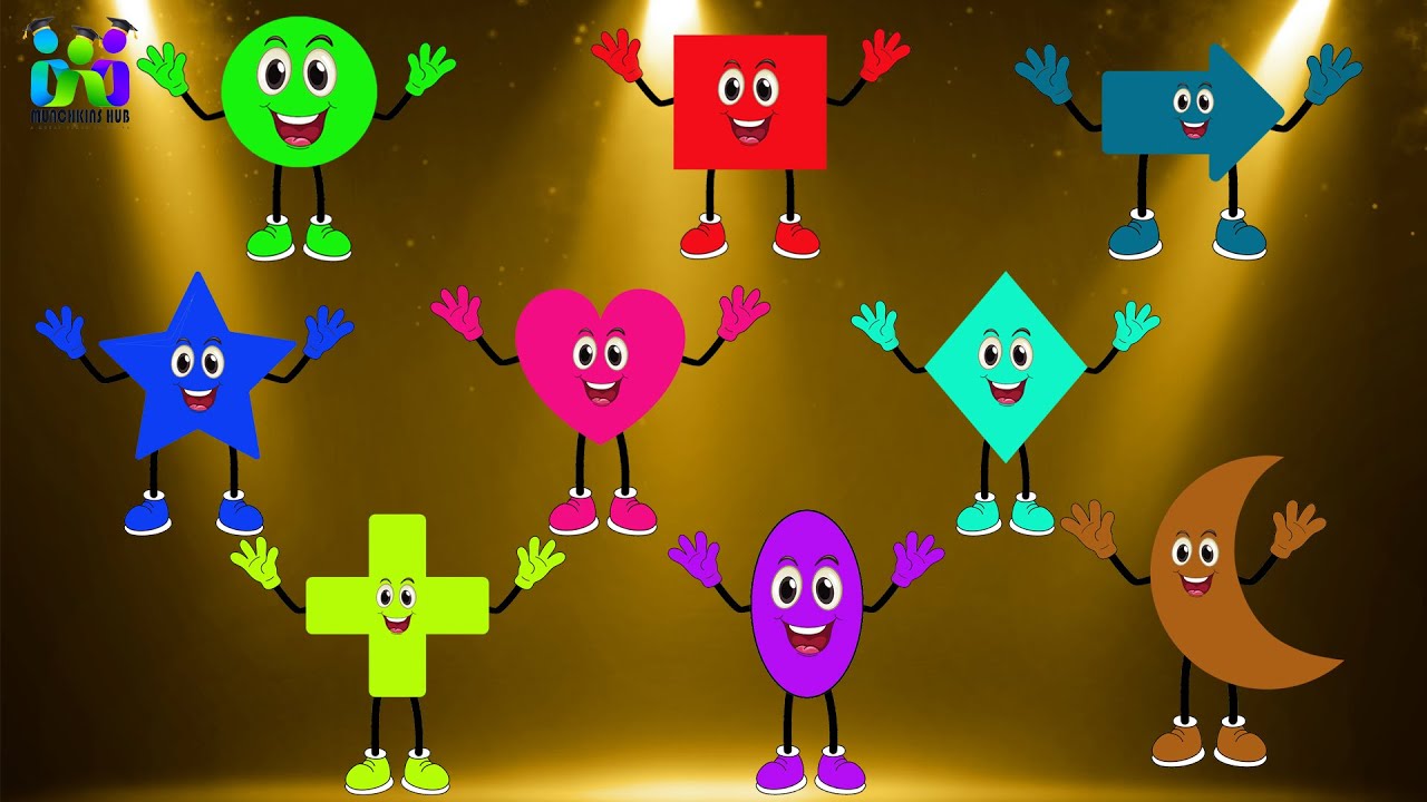 The Shapes Dance | We are shapes | Shapes for Toddler, Kindergarten ...