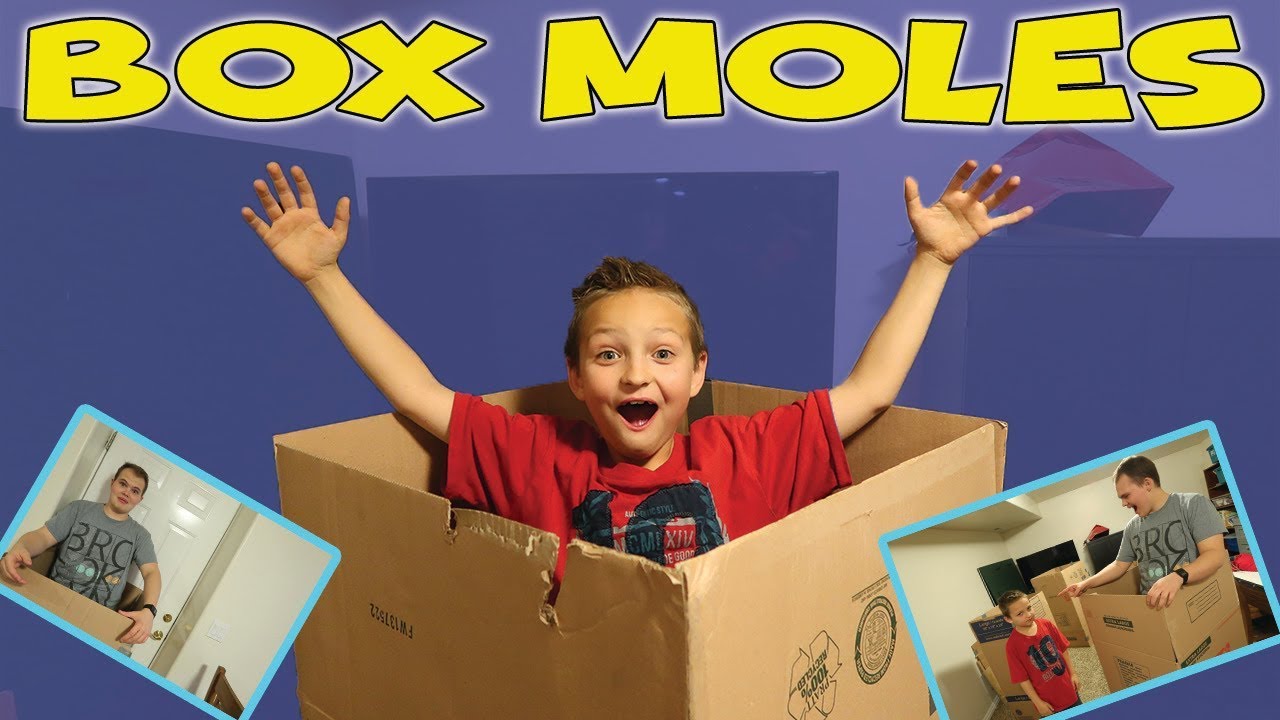 BOX FORT MOLES | With Uncle Derek! - YouTube