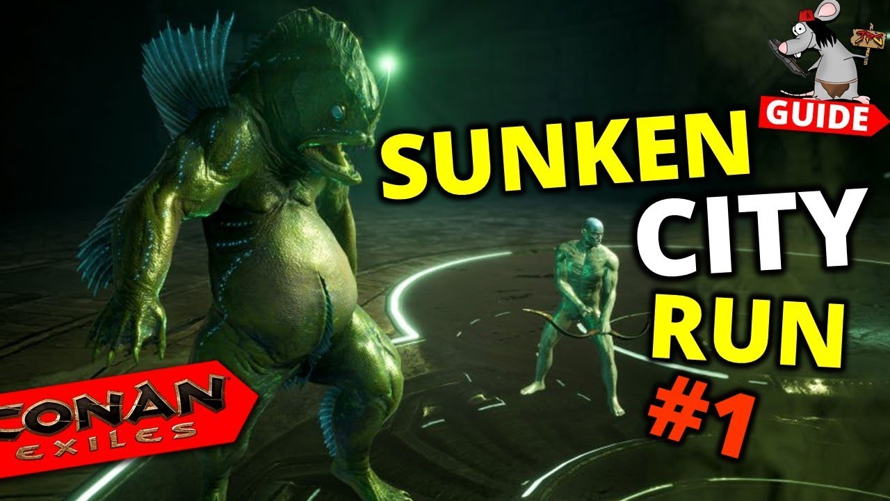 CONAN EXILES SUNKEN CITY New PS4 Update Dungeon Run / Guide Part 1 ...
