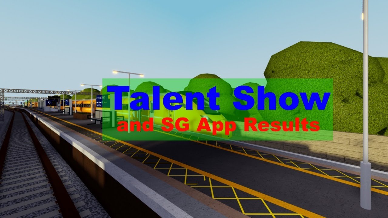 SCR Talent Show (+ SG App Results) - YouTube