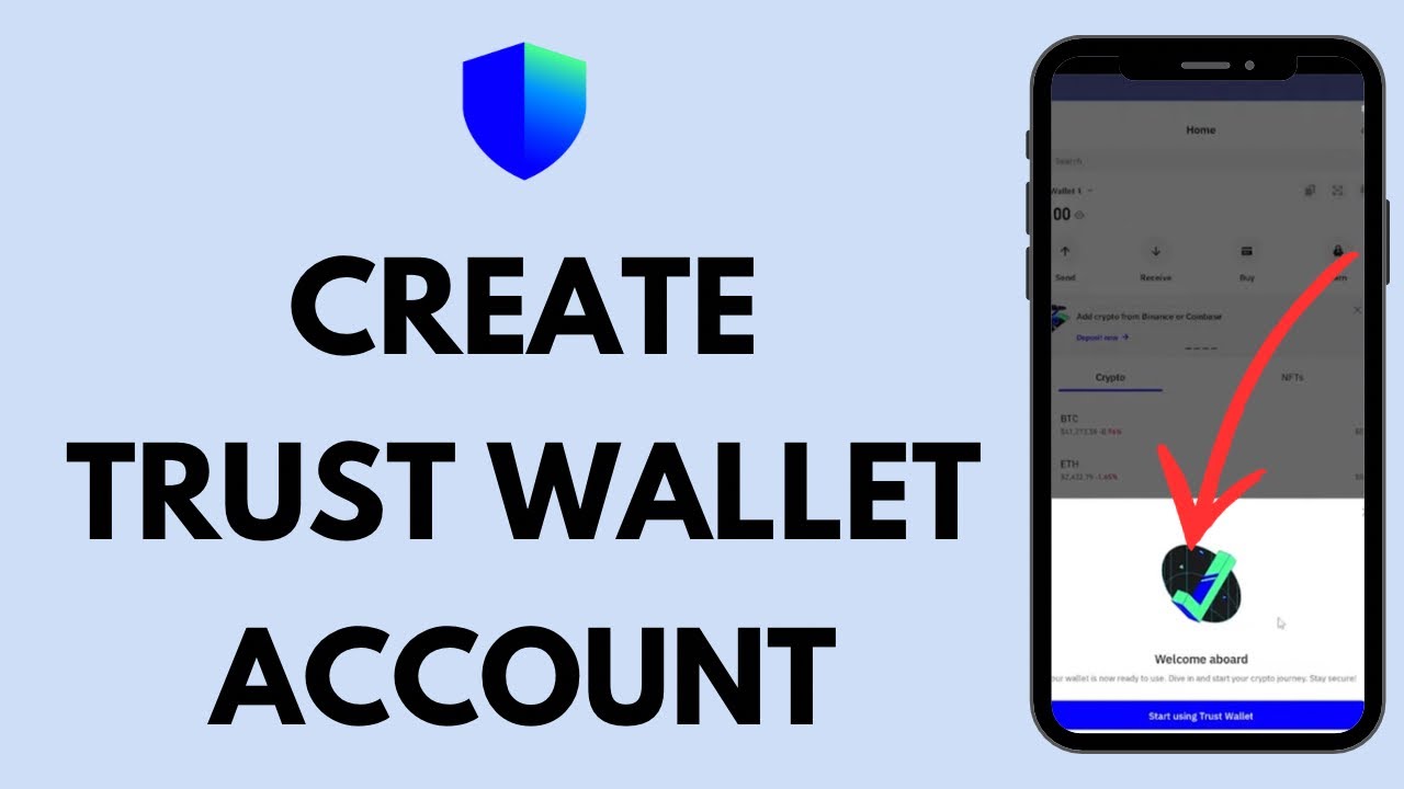 How to Create Trust Wallet Account 2024 (EASY!) | Trust Wallet Sign Up ...