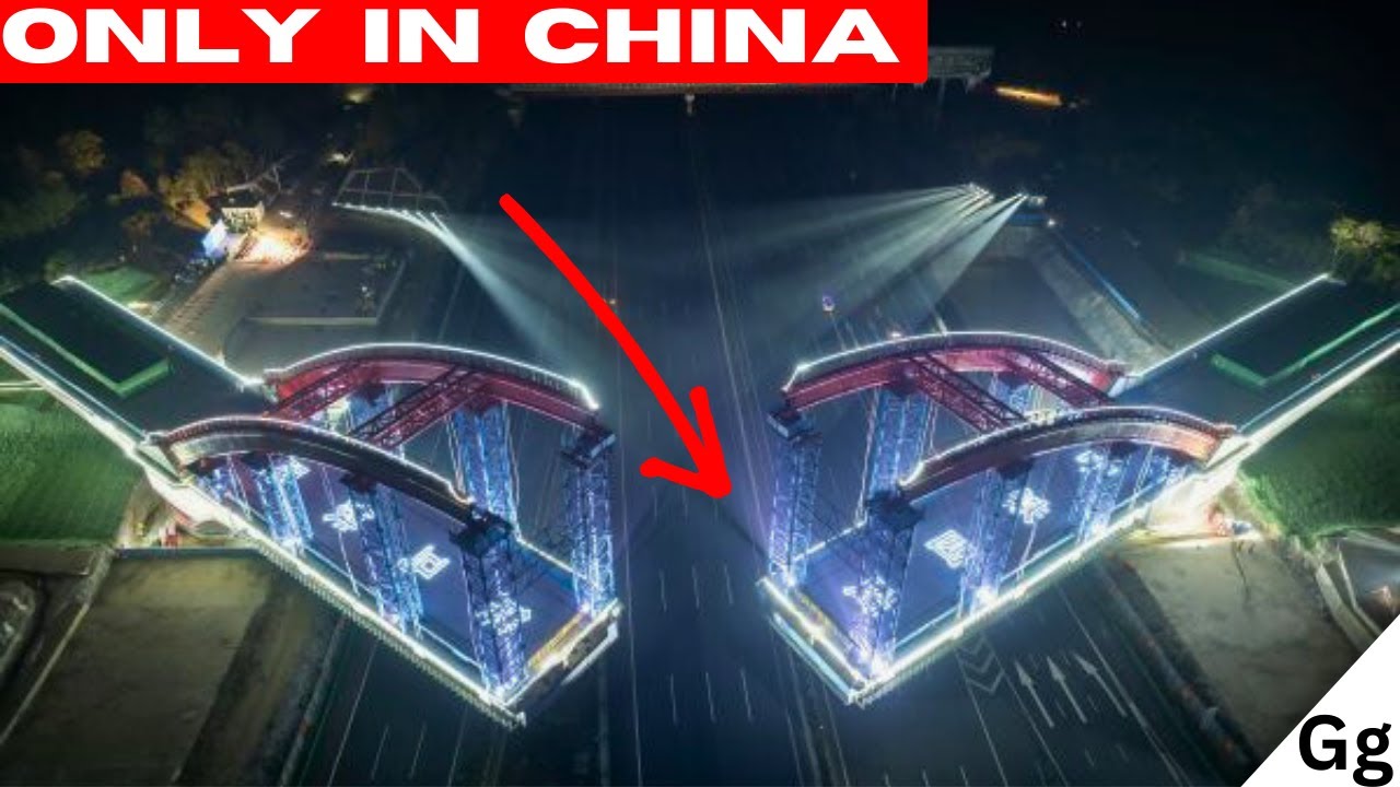 China’s rotating bridge megaproject!!! - YouTube