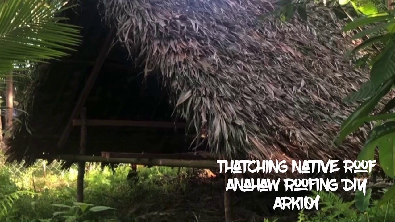 Thatch Roofing Anahaw Roof #NativeRoof #Anahaw #Pawid Roofing # ...