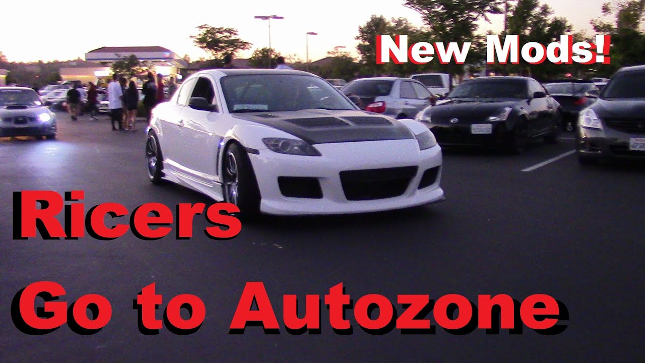 Ricers go to Autozone and Buy Mods - YouTube
