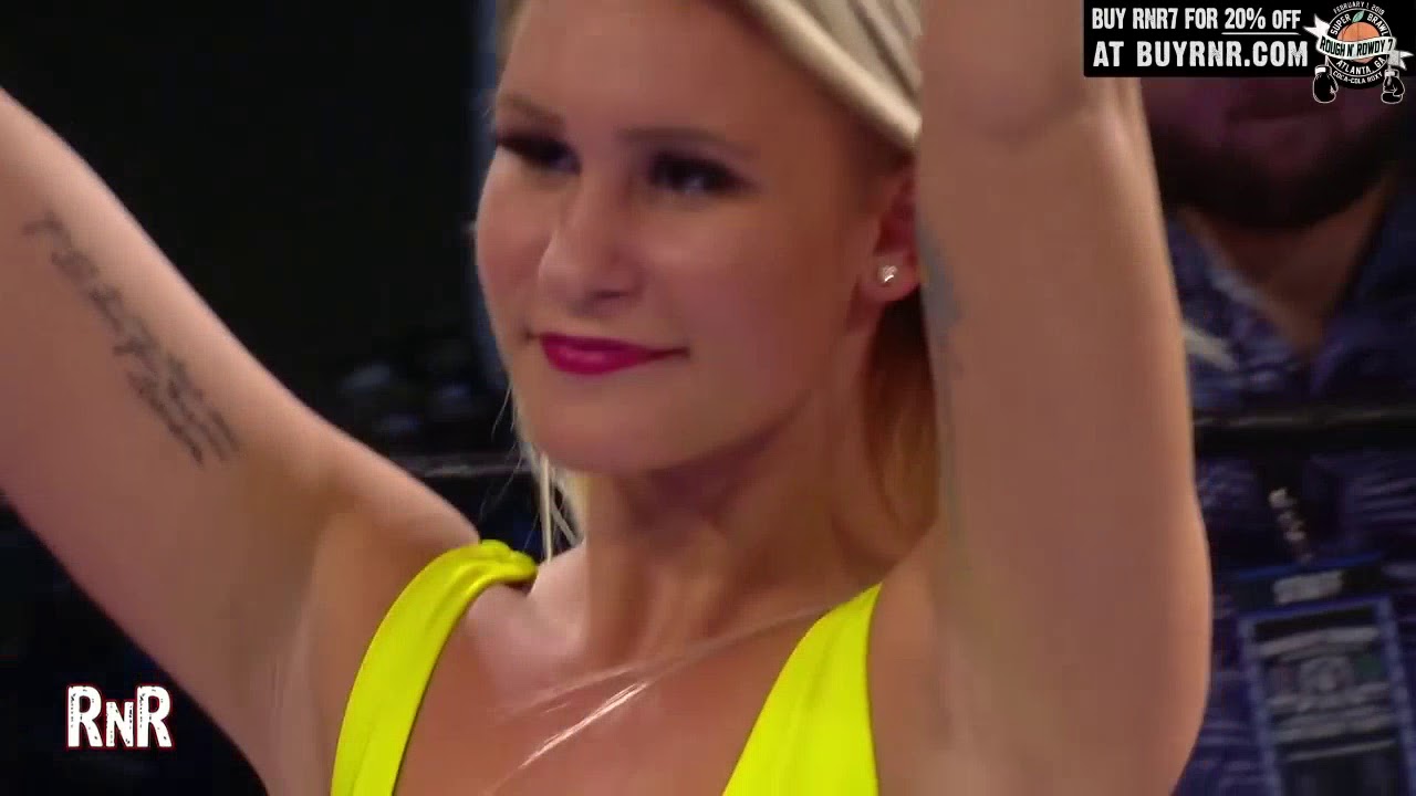 Rough N' Rowdy 6 only ring girls - YouTube