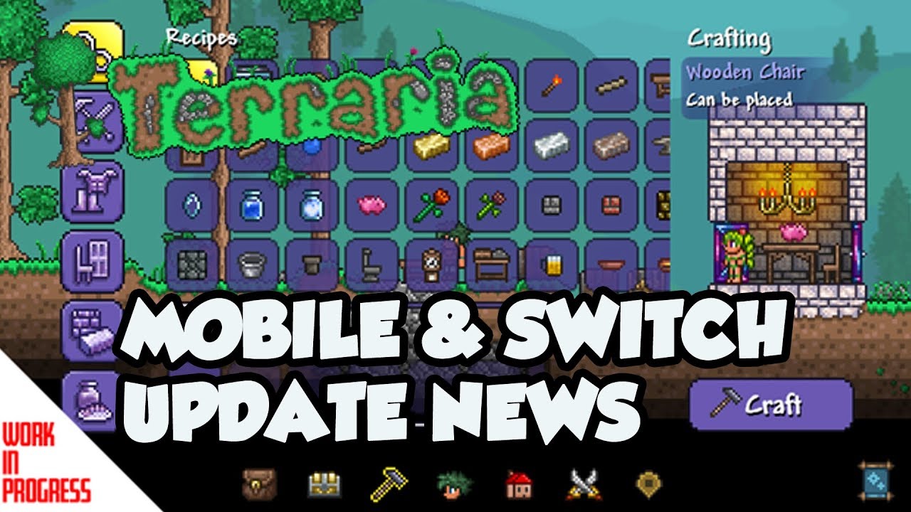 Terraria 1.3 Status Update: Mobile & Switch *EARLY UI SNEAK PEAK* - YouTube