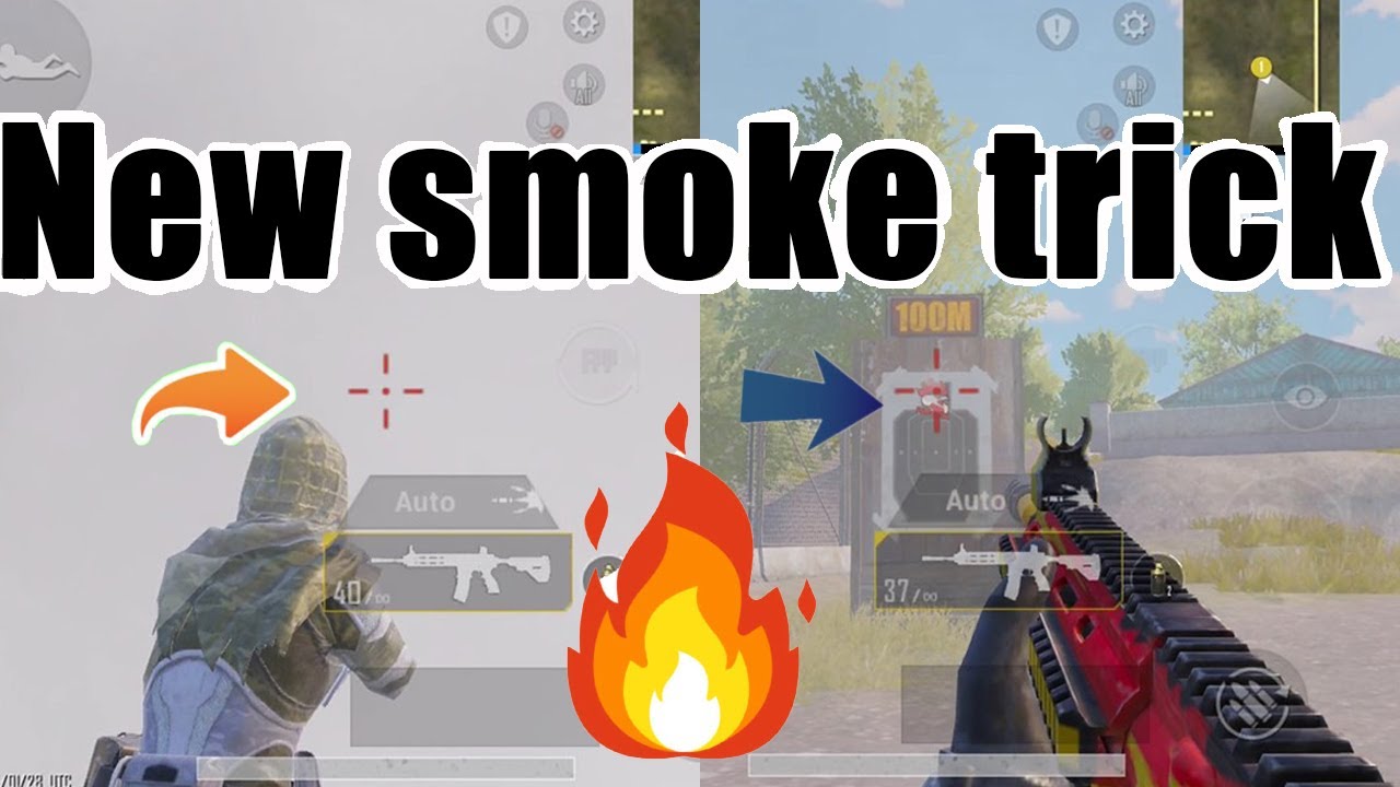 New smoke trick for PUBG MOBILE| PUBG MOBILE/BGMI| Issue gamer - YouTube