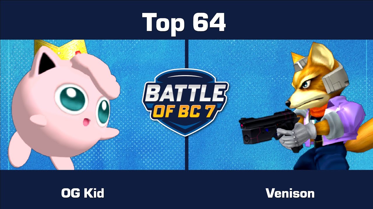 OG Kid (Jigglypuff) vs Venison (Fox) - Top 64 - Melee Singles | BoBC7 ...