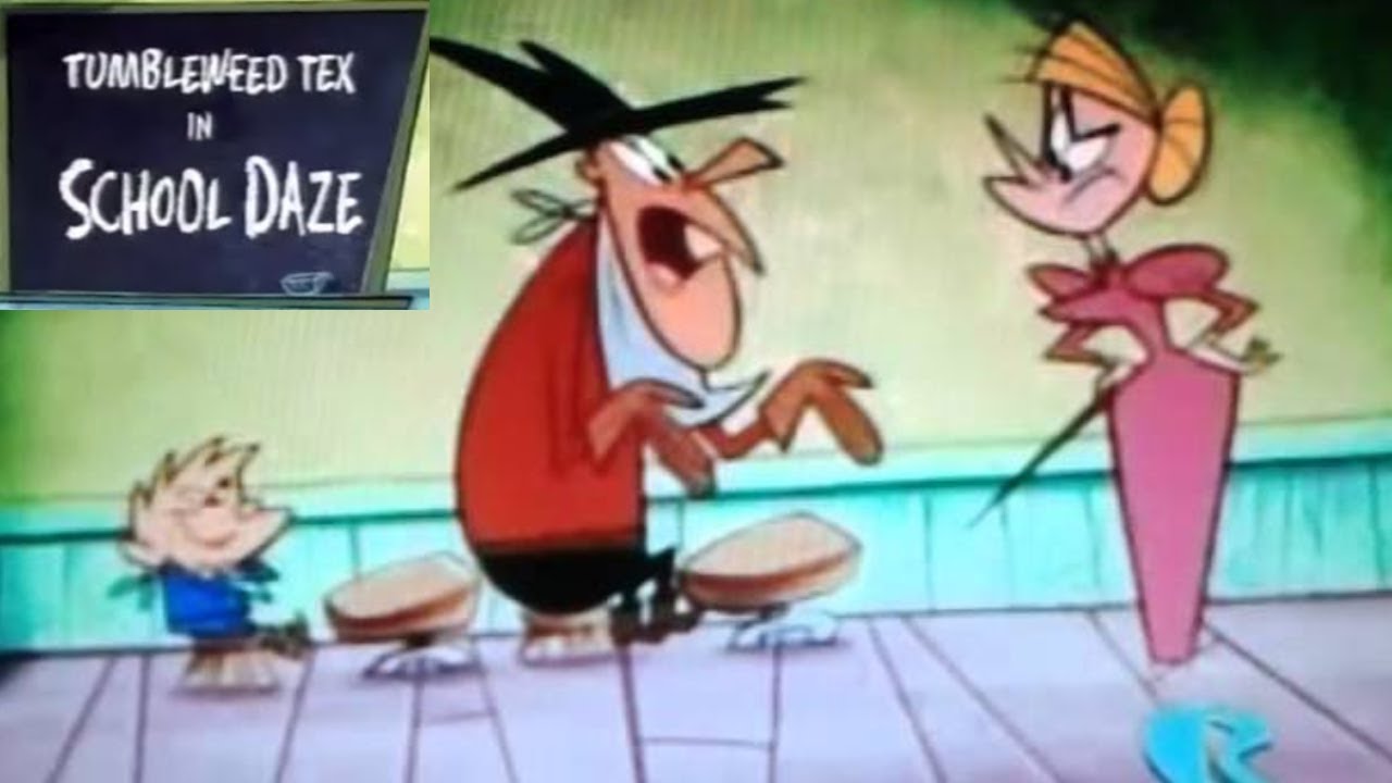 What a Cartoon! Tumbleweed Tex in School Daze (1996) – First Time ...