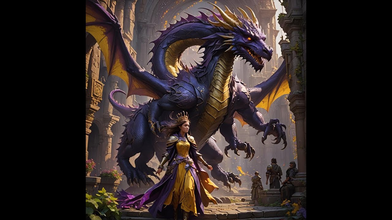 The Princess and the Dragon (AI Generated music by Suno + English Lyric ...