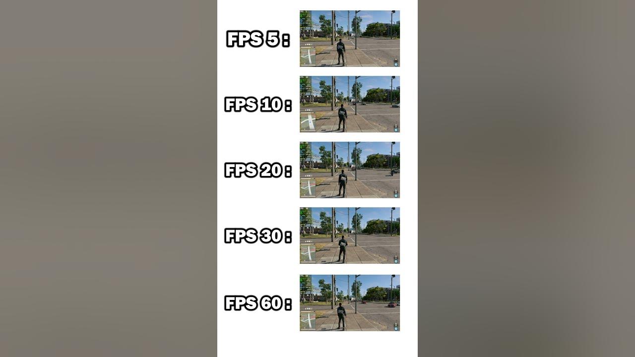 WD 2 5 FPS VS 10 FPS VS 20 FPS VS 30 FPS VS 60 FPS #pcbuild #pc #pcgaming #gamingpc #gpu # ...