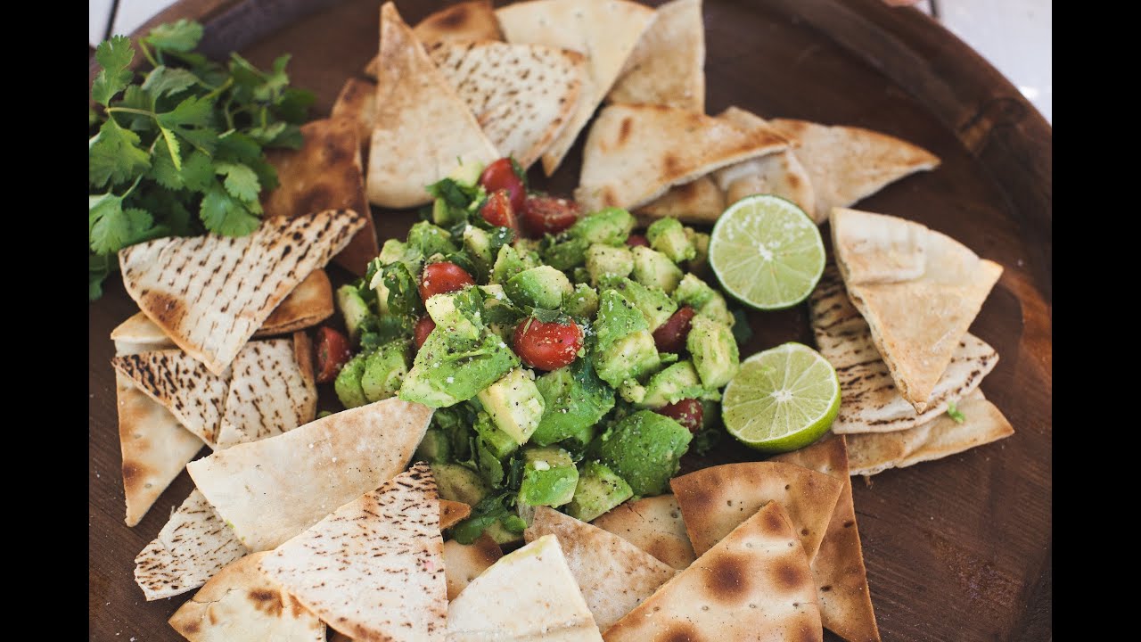 Homemade Sea Salt Pita Chips - YouTube