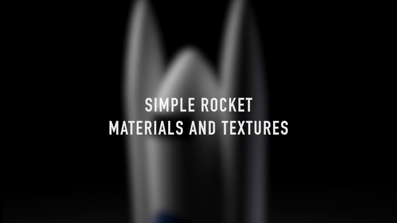 Blender Tutorial - Simple Rocket - Materials and Textures [Part 2 of 3 ...