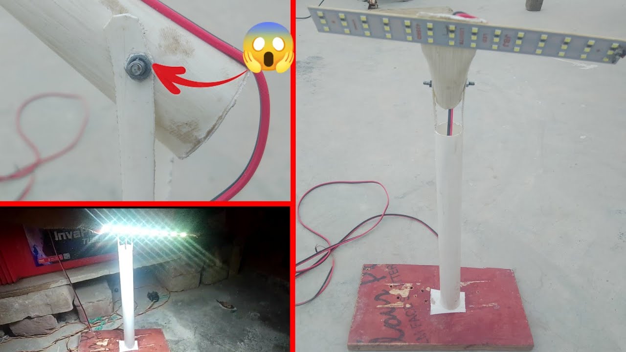 How To Make Lamp At Home || Lamp kaise banaye ghar par || Ak Technical ...
