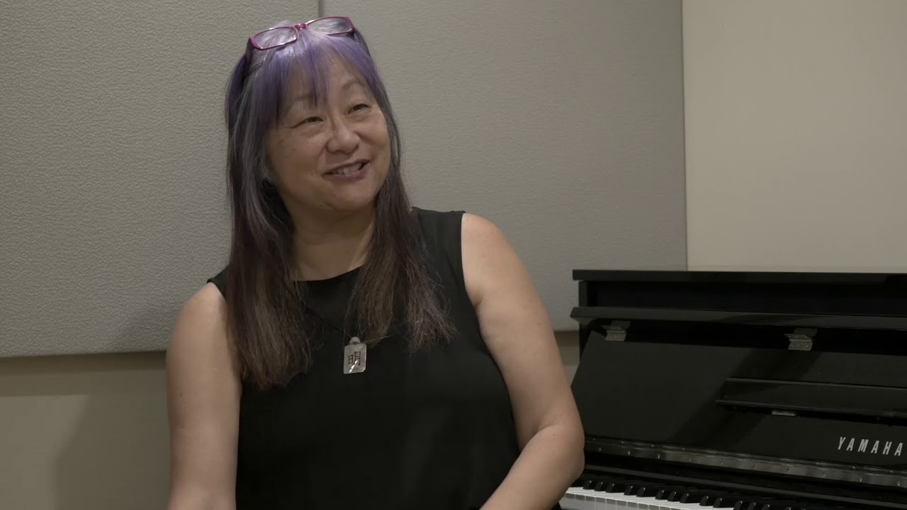 May Pang (Apple Records) being interviewed about my brand new album ...