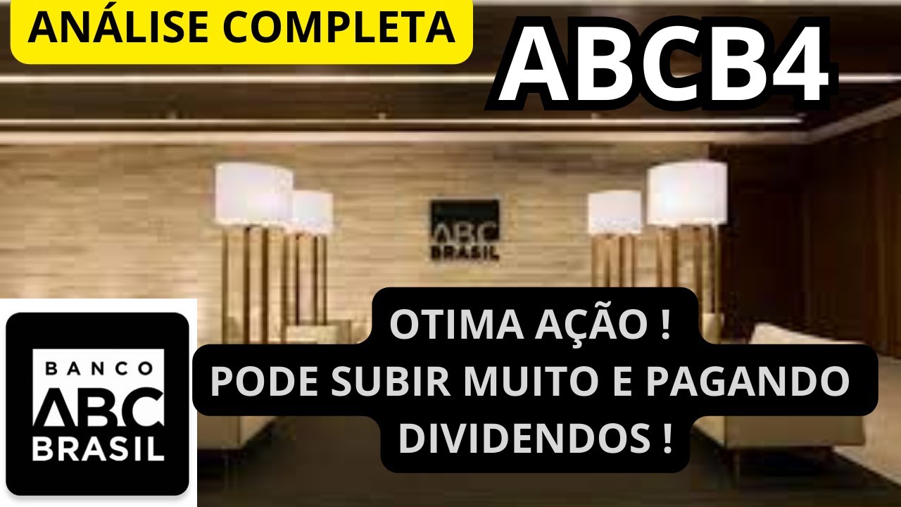 ABCB4 PODE SUBIR MUITO ! PREÇO ALVO, POTENCIAL E DIVIDENDOS ! VALE A ...
