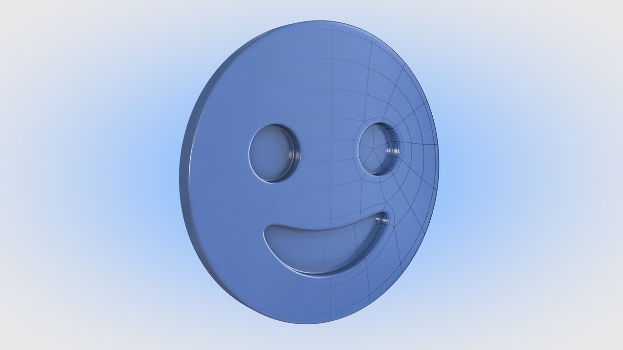 Modeling a Smiley with Subdivision Surfaces Part 1 of 2 | Cinema 4D ...