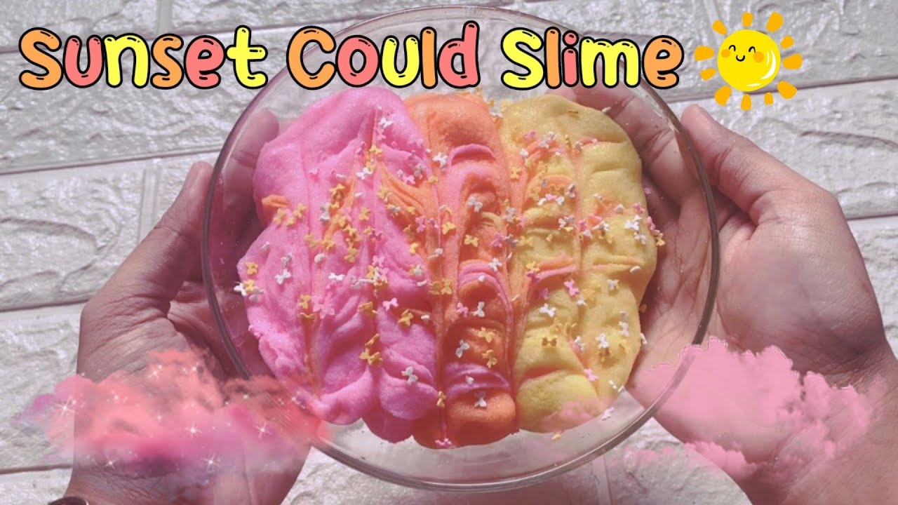 Sunset could slime ⛅️| cara membuat slime - YouTube