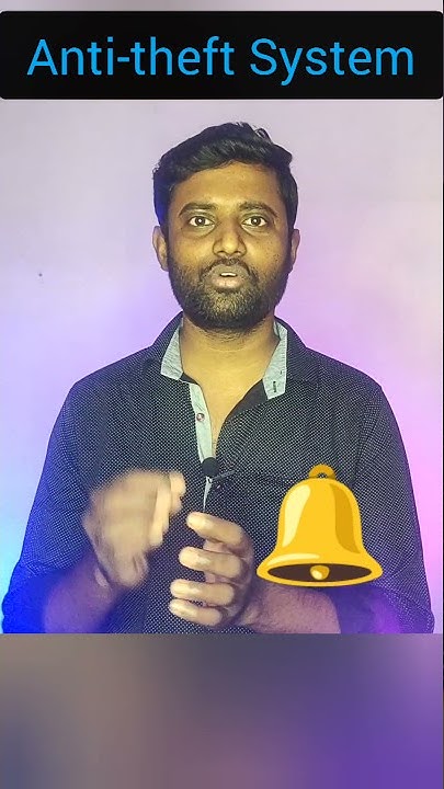 How Anti Theft System Works Tamil What Is Anti Theft Device Coding Awareness Shorts 