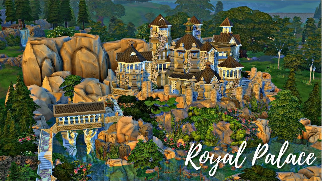 Royal Palace 🏰 / The Sims 4 Speedbuild / No CC - YouTube