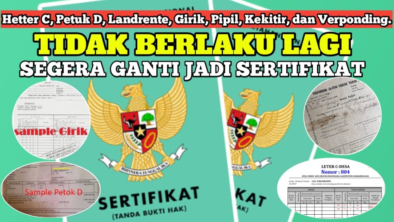 PEMILIK TANAH DENGAN LETTER C PETUK D DAN GIRIK SEGERA TIDAK BERLAKU ...