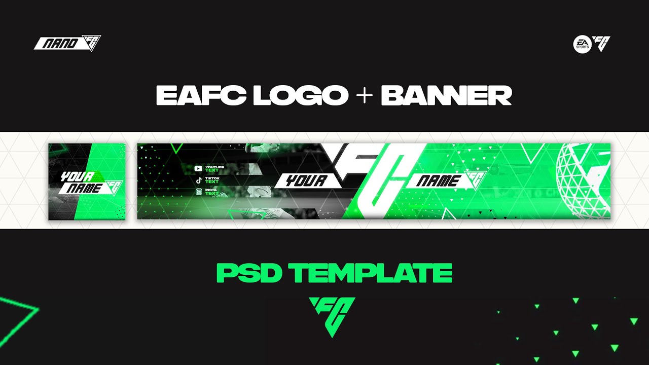 EAFC 24 - BANNER & LOGO (5) - PSD TEMPLATE - YouTube