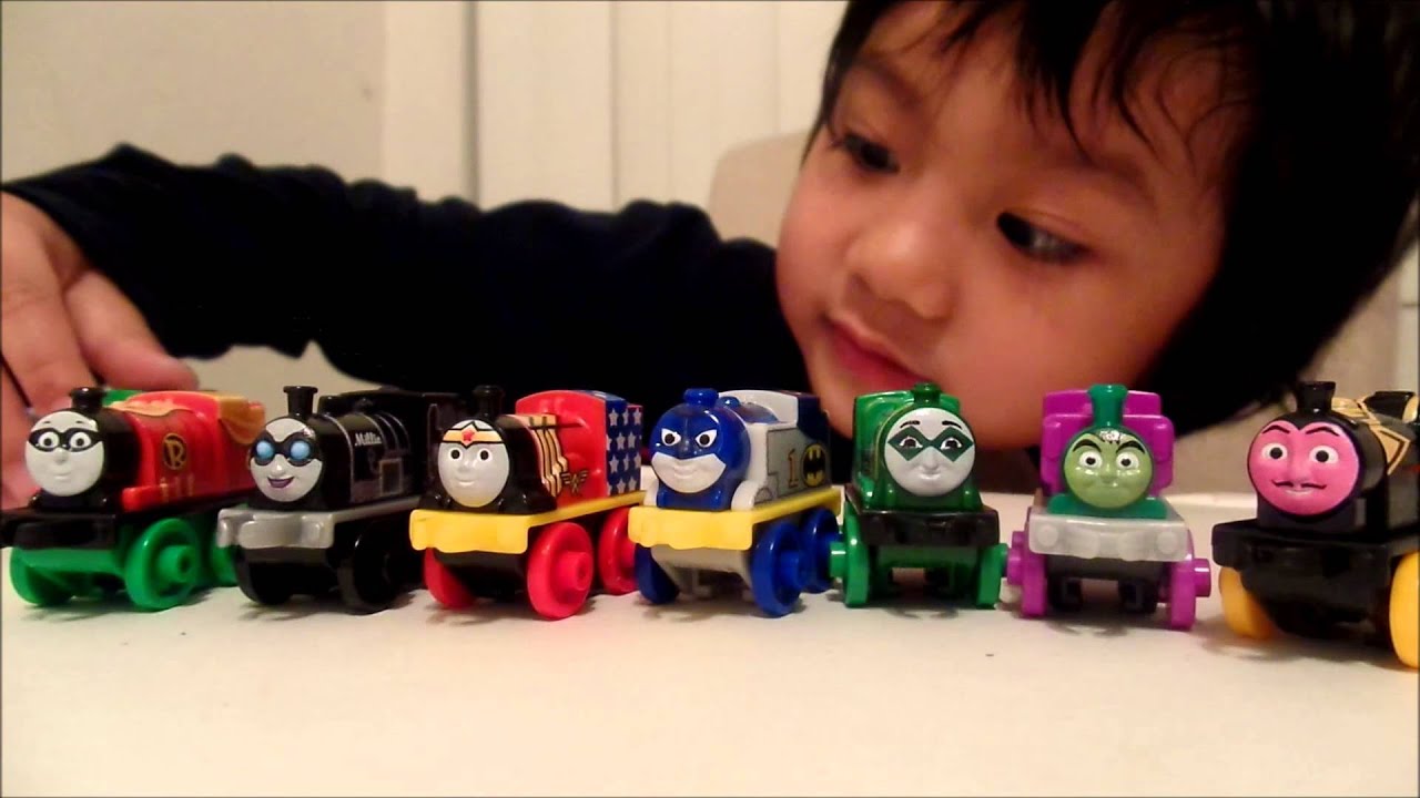 THOMAS AND FRIENDS MINIS COLLECTIONS [WITH SUPERHEROES EDITION] - YouTube