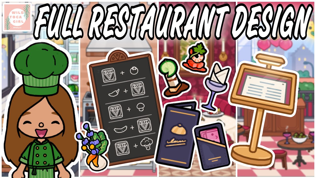 NEW FULL COZY RESTAURANT DESIGN 👩‍🍳🧅🥦🍕 TOCA LIFE WORLD 🌎 - YouTube