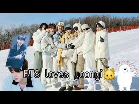 BTS loves Yoongi too much 😽😸