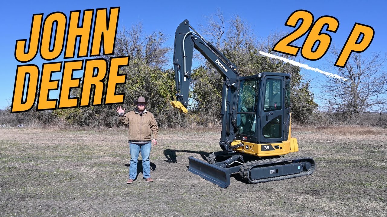 John Deere 26 P Mini Excavator | Walk Around Wednesday - YouTube