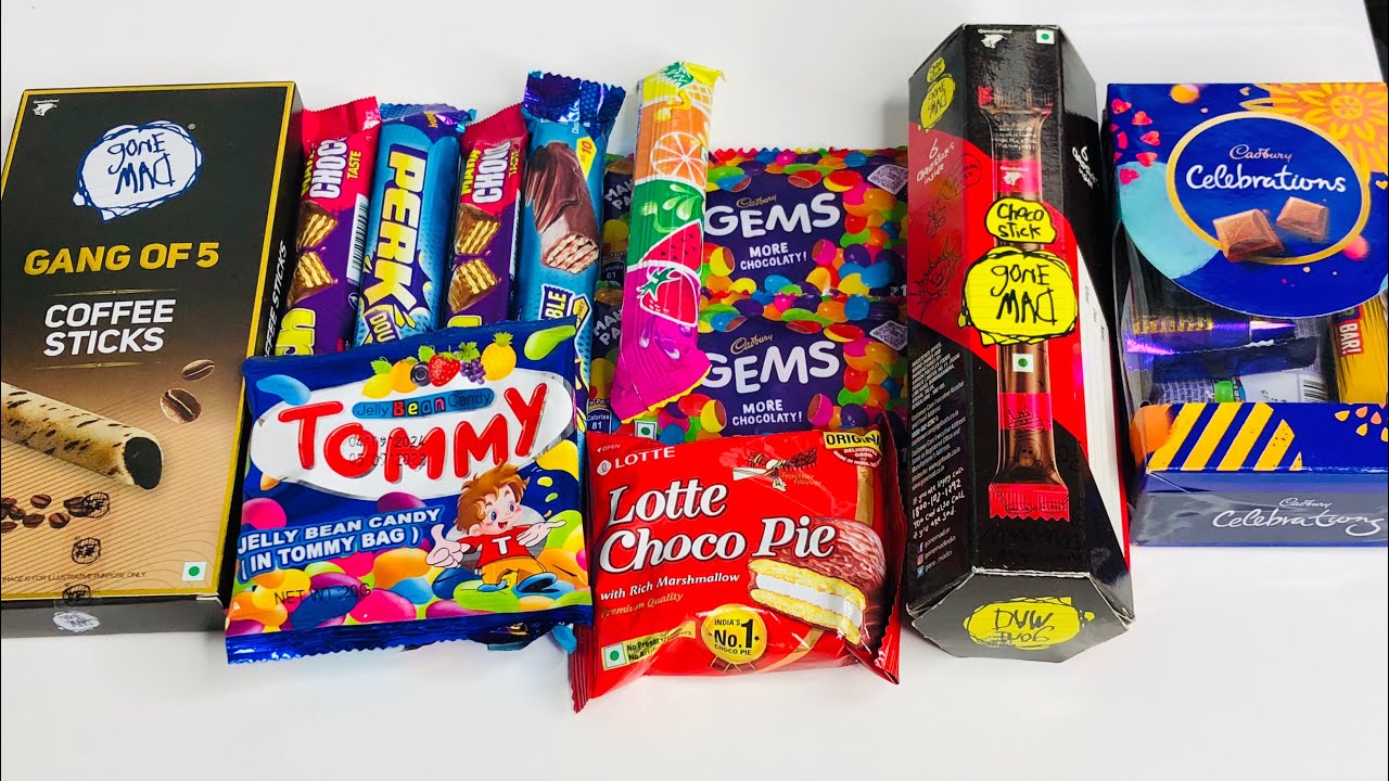 Unboxing the biggest haul of gems, Cadbury celebrations, lotte choco ...