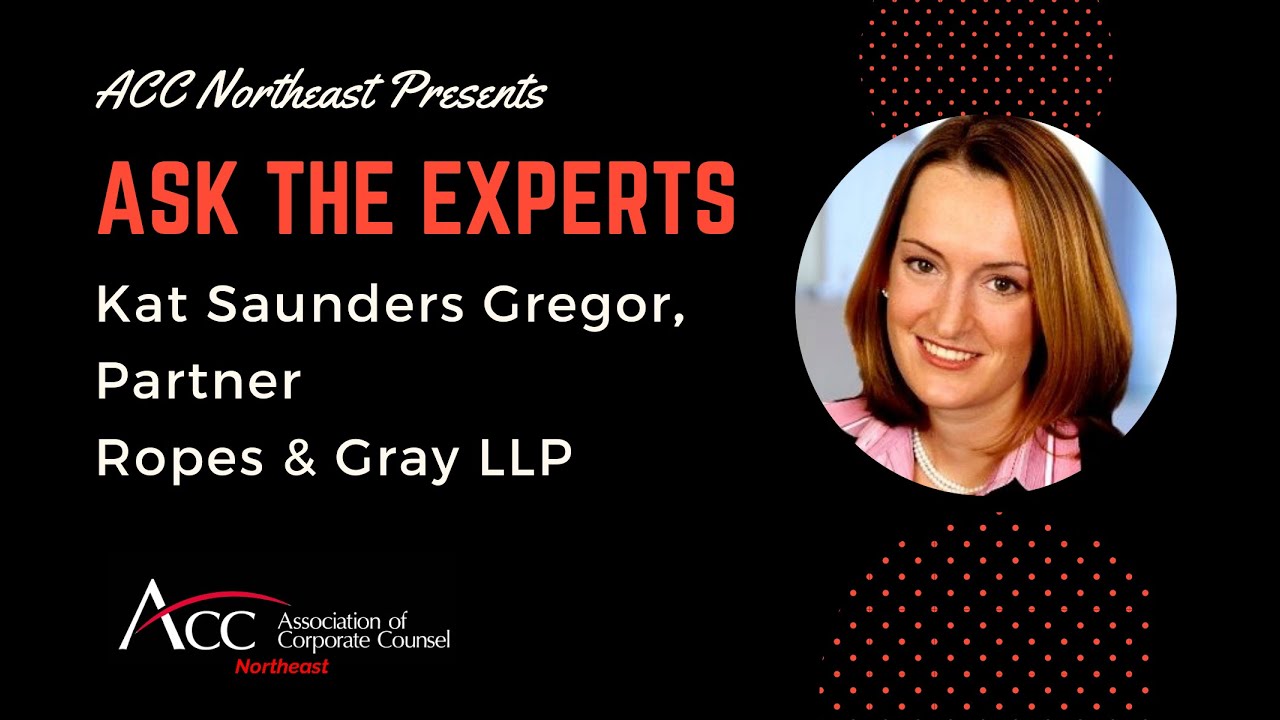 Ask the Experts speak with Kat Gregor, Partner at Ropes & Gray. Kat discusses Biden admin plans ...