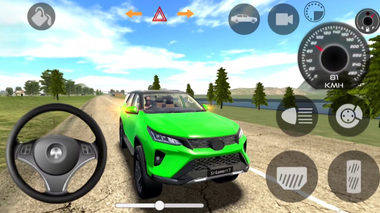 Drive Indian Car Toyota Fortuner In 3D | Indian Car Gadi Game - YouTube