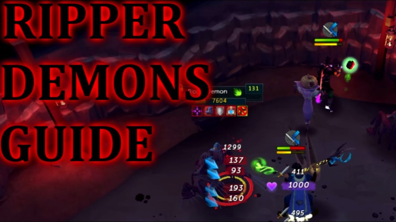 RuneScape 3: Ripper Demons Quick Guide - YouTube