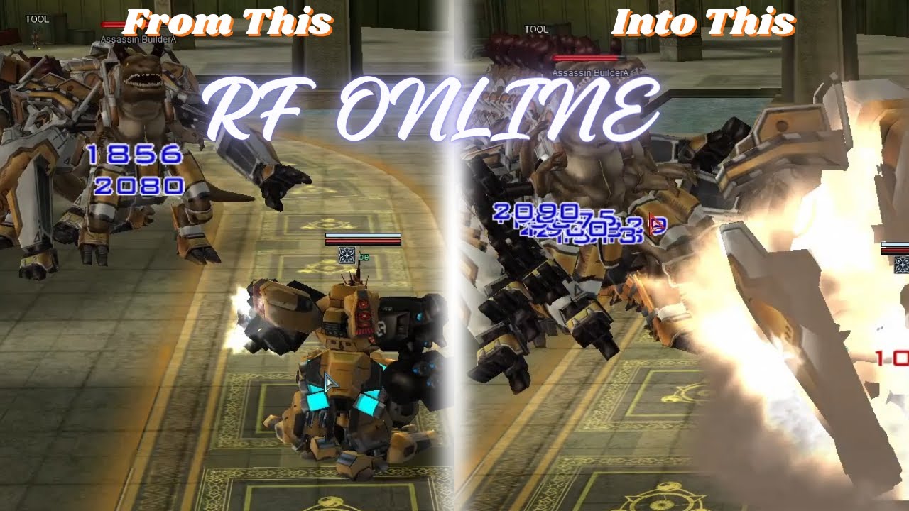 RF Online - Enabling the MAU Unit to perform area attacks. - YouTube