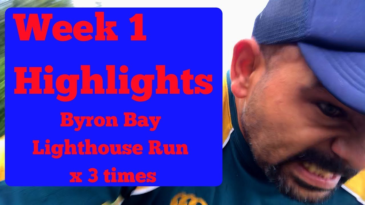 Byron Bay Lighthouse run completed 3 times in the first week of a 16 ...