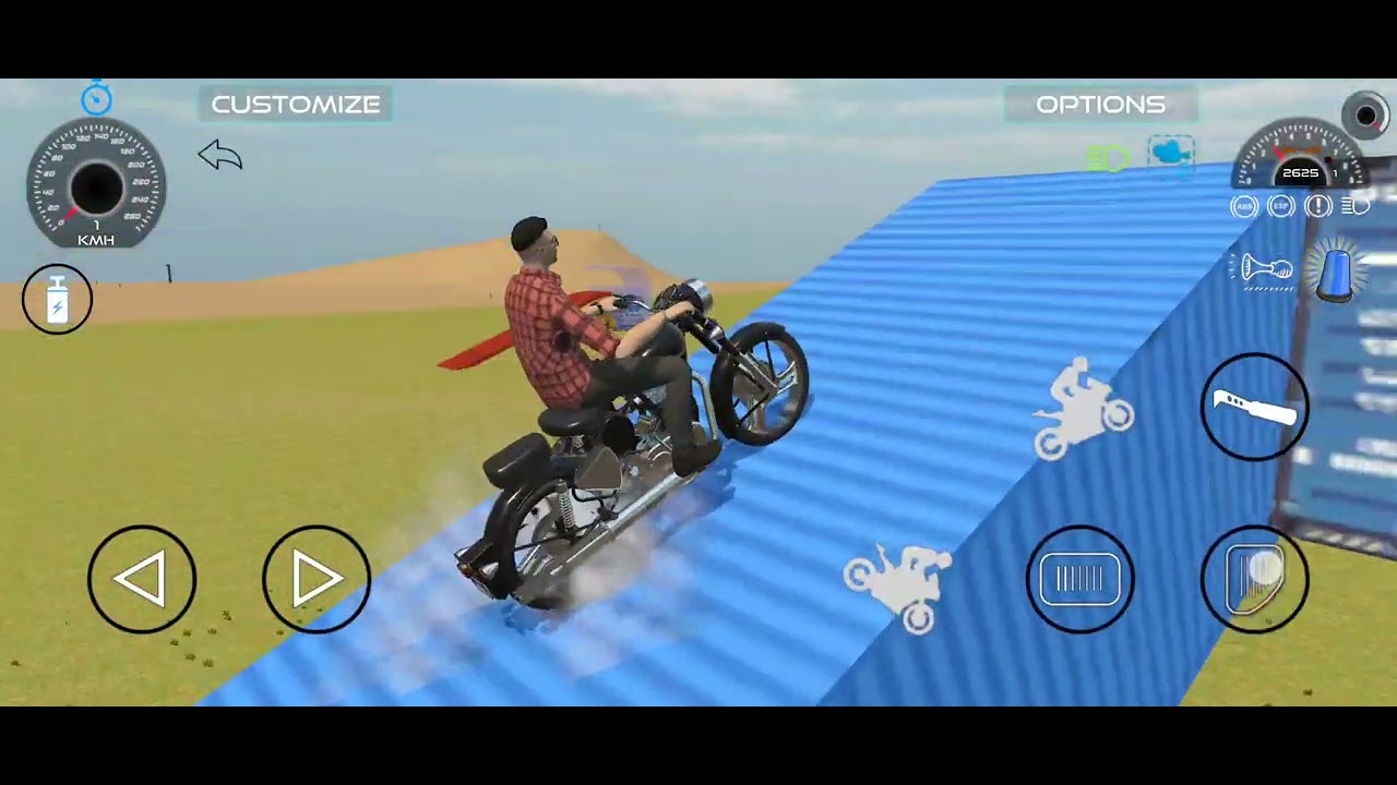 Bullet driving in simulator 🎮#gaming #stuntrider bullet royal enfield ...