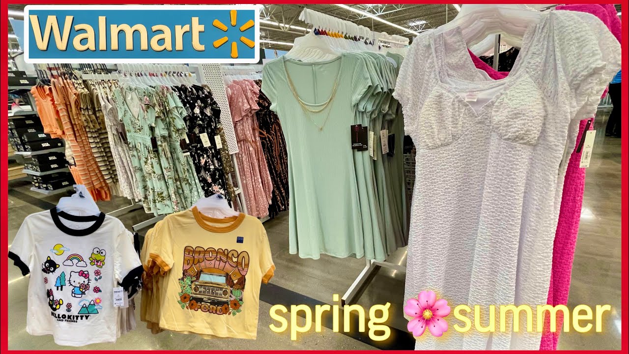 WALMART SHOPPING ️ SPRING AND SUMMER COLLECTION * NEW ITEMS FOUND - YouTube
