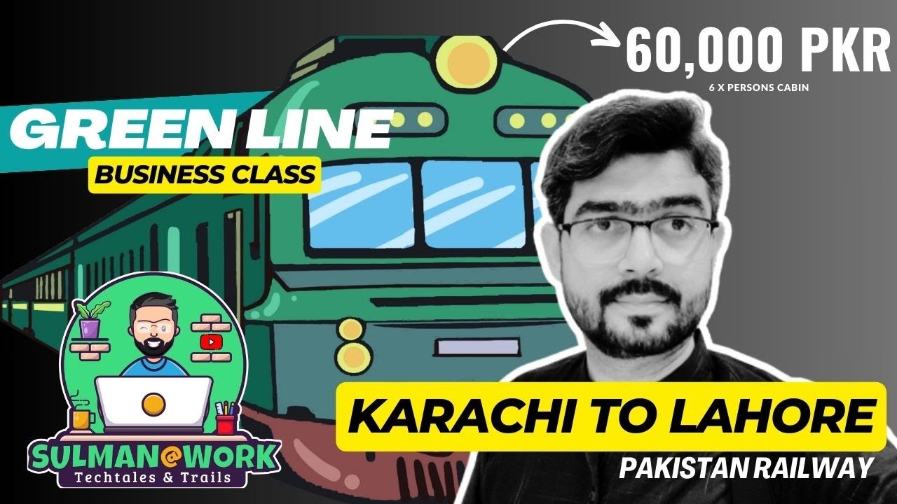 Luxury Train Journey: Karachi to Lahore via Green Line Business Class 🚆 ...