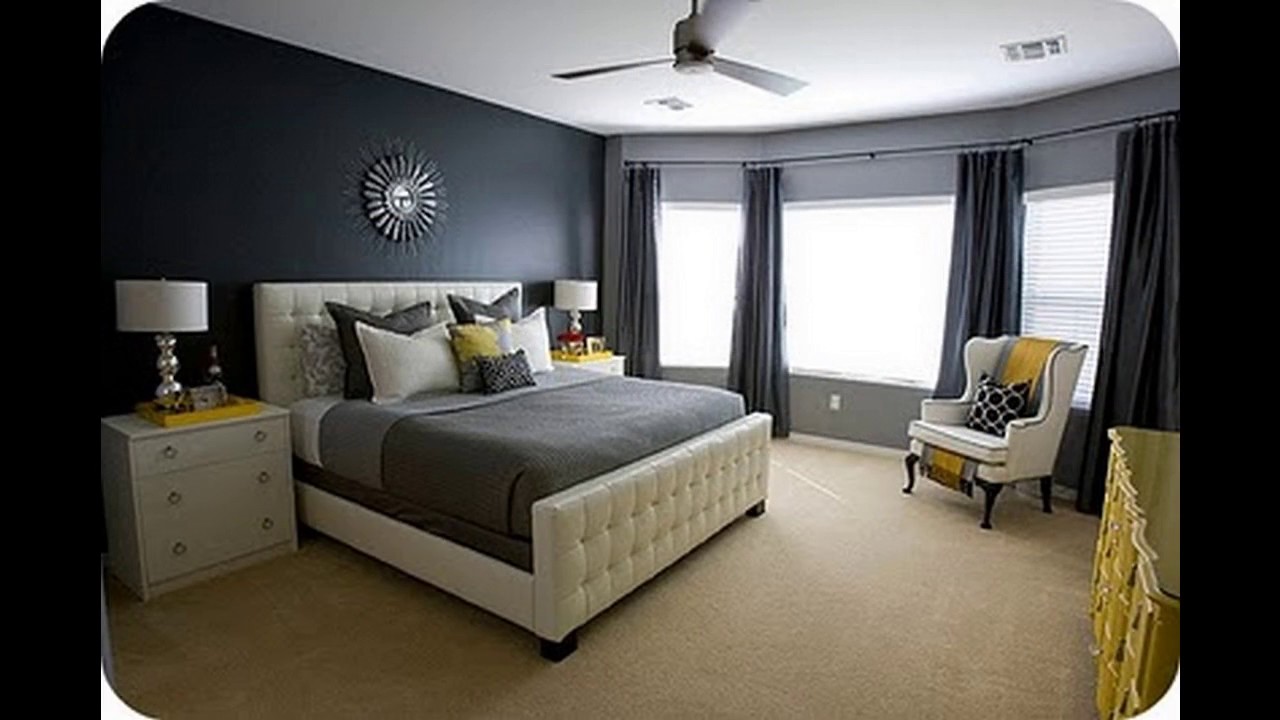 Ideas de decoración de dormitorio principal gris - YouTube