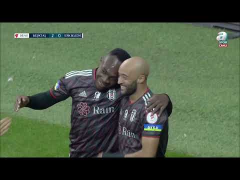 GOL Muleka Beşiktaş 2-0 Serik Belediyespor (Ziraat Türkiye Kupası 4.Tur Maçı) / 09.11.2022