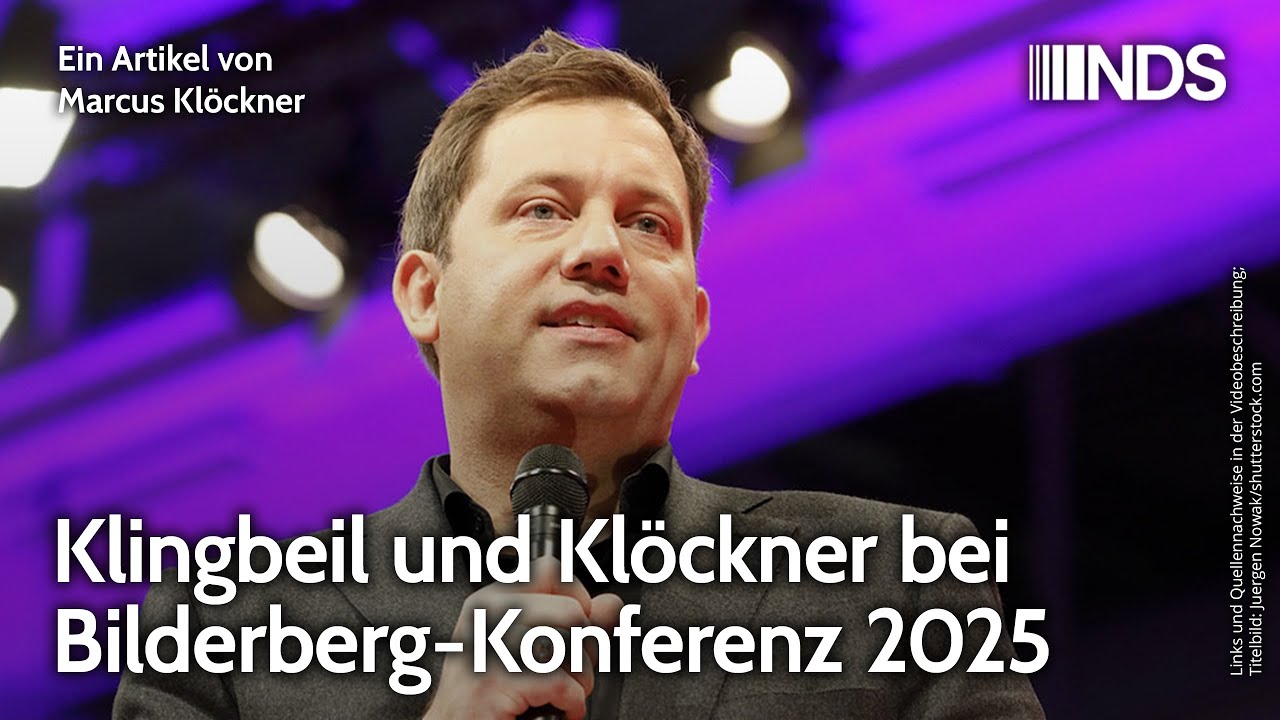 Klingbeil und Klöckner bei Bilderberg-Konferenz 2025 | Marcus Klöckner ...