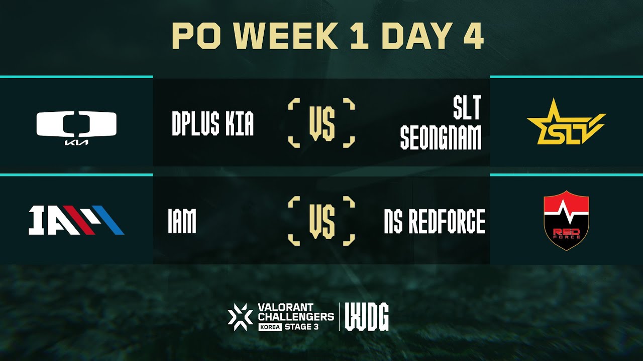 2024 Wdg 발로란트 챌린저스 코리아 스테이지 3 플레이오프 4일차 I Dk Vs Slt Iam Vs Ns Youtube