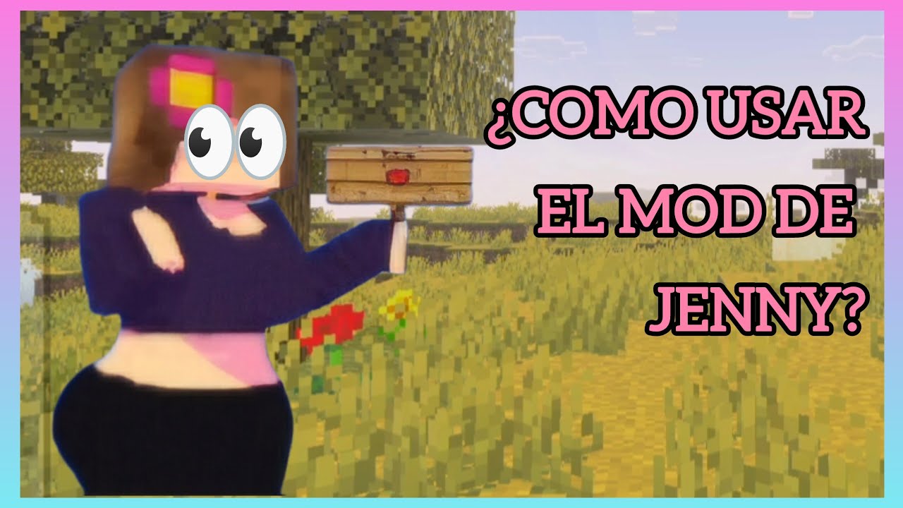 ¿Como usar JENNY MOD en MINECRAFT BEDROCK? - YouTube