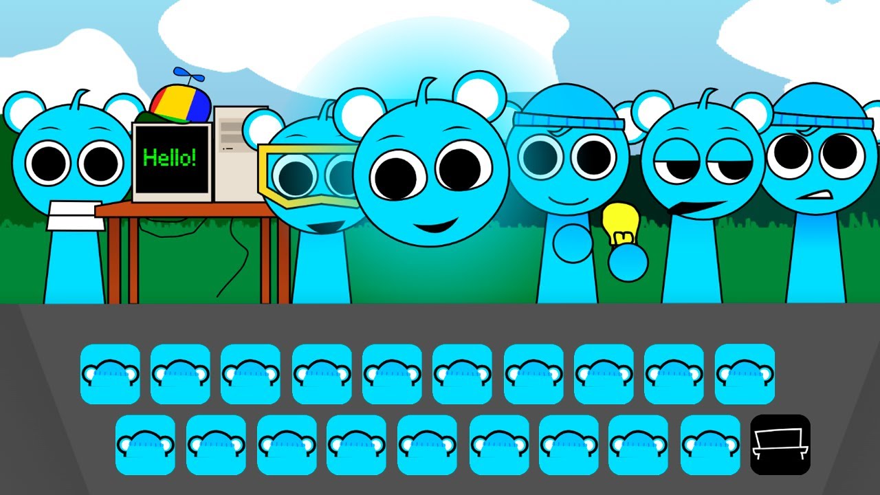 Sprunki Retake But Every Sky Singing Together - YouTube