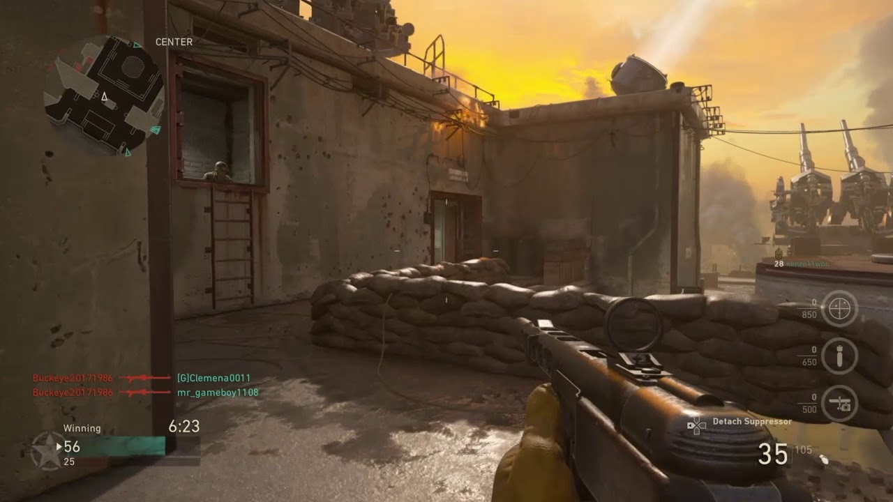 CoD WW2 - Flak Tower map gameplay - YouTube