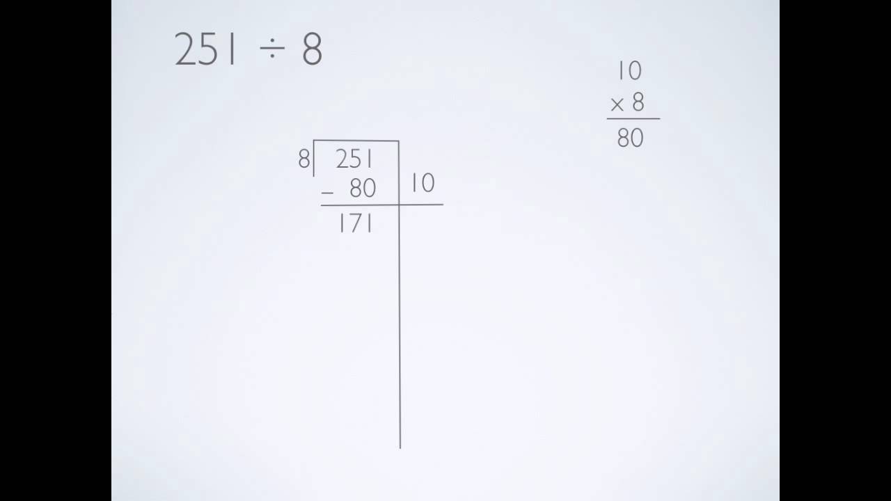 How To Divide Large Numbers Using Partial Quotients YouTube How To Divide Large Numbers Using Partial Quotients YouTube