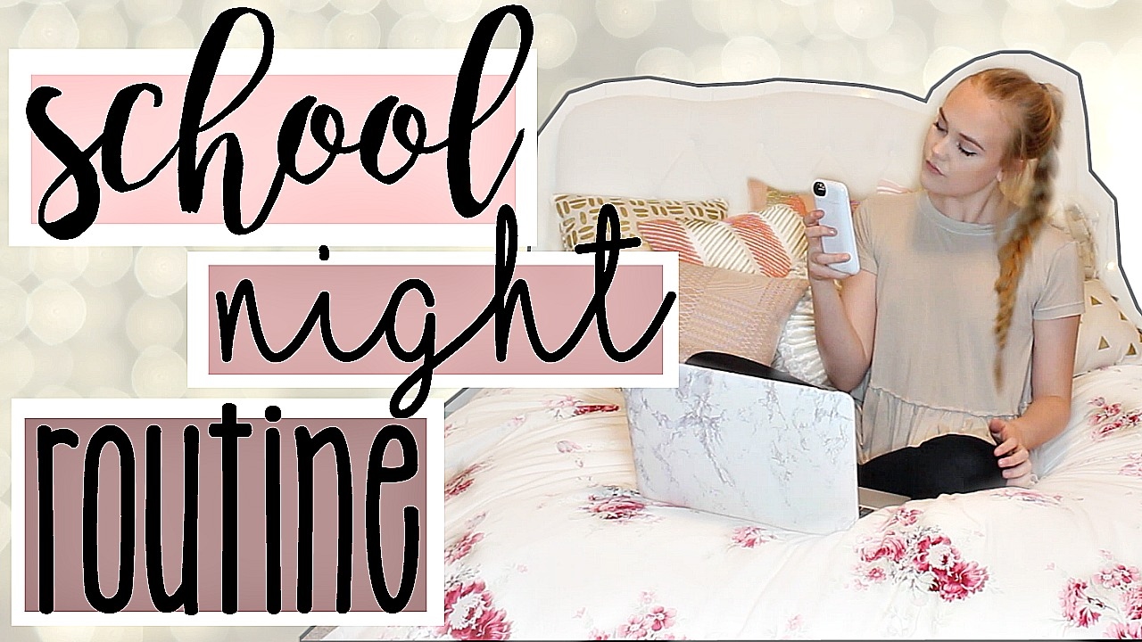 Night Time Routine | School Night Edition - YouTube
