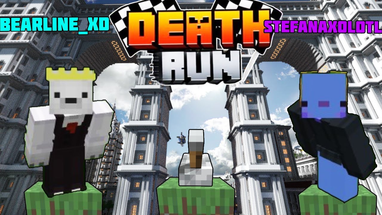 MINECRAFT EPIC DEATH RUN!!! /w Bearline - YouTube
