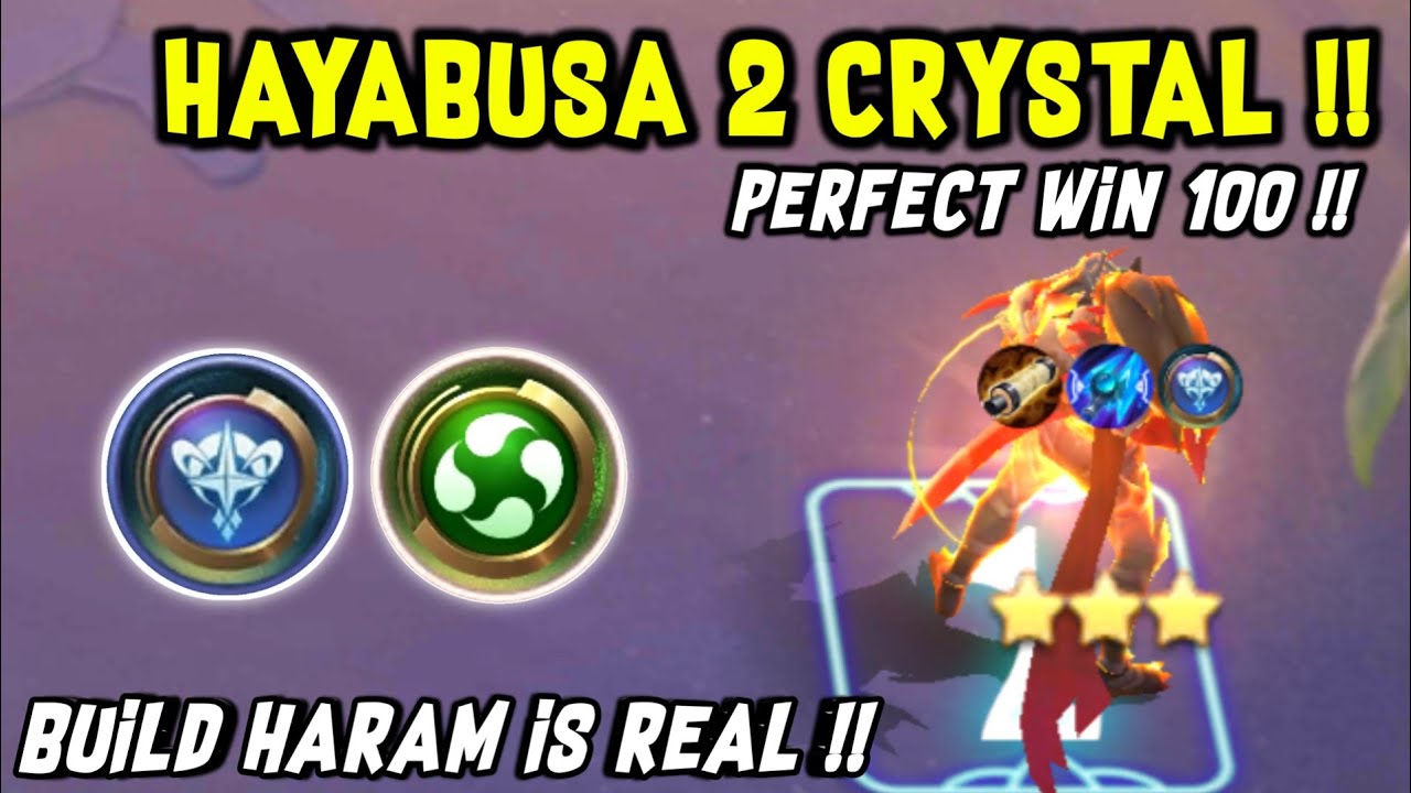 CARA MENANG DENGAN MUDAH !! HAYABUSA 2 CRYSTAL BUILD HARAM !! MAGIC ...